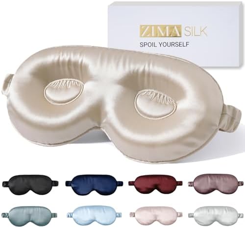 Amazon.com: ZIMASILK Adjustable 22 Momme 100% Pure Mulberry Silk Sleep ...