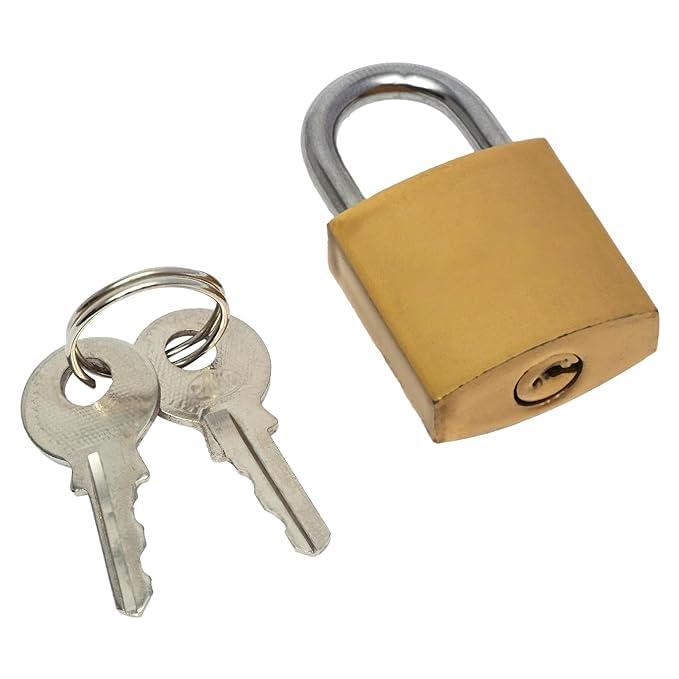 Magic Providers Pressing Lock 2 key's Hard Steel Lock (25mm) Padlock ...