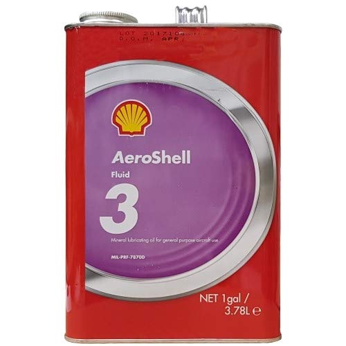 Aeroshell 3 Fluid Mineral Lubricating Oil [1 Gal]: Amazon.com ...
