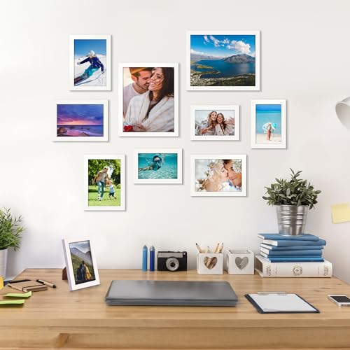 Snapklik.com : Upsimples 10 Pack Picture Frames Collage Wall Decor ...