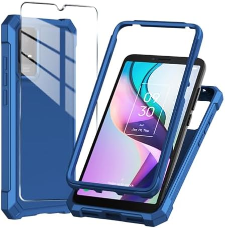 Mocotto for TCL ION X/TCL ION V/TCL 40Z T607DL Phone Case with Tempered ...