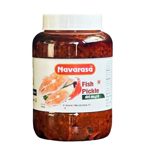 Navarasa Fish Pickle | 500g | Authentic Kerala Style Fish Achar | Hot ...