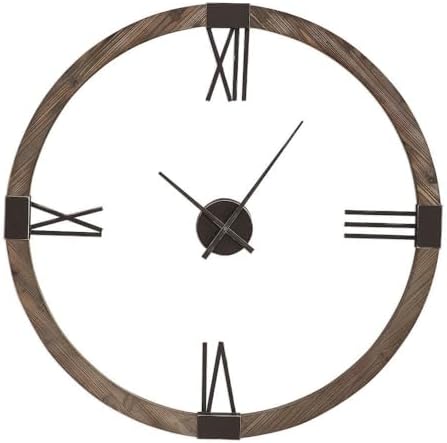 Amazon.com: Nakul - 29.5 inch Industrial Wall Clock - 29.5 inches wide ...