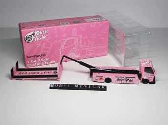 Amazon | 限定品！Pink！Hoonigan！MT 1/64 Dekotora Custom Flatbed Tow デコトラ 積載車 ...