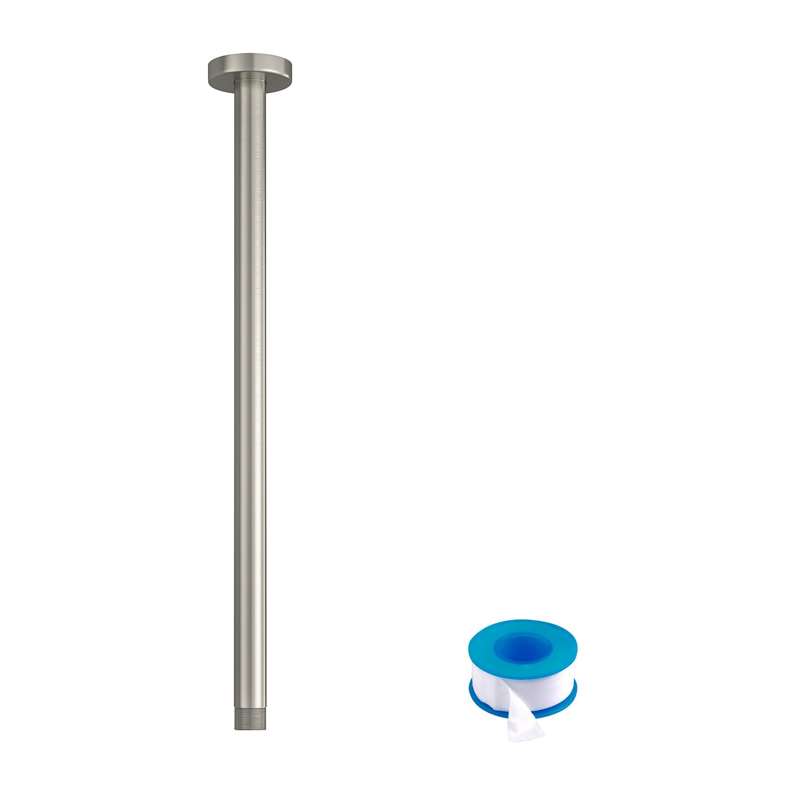 Snapklik.com : Lordear 16 Inch Ceiling Mount Shower Arm Brushed Nickel ...