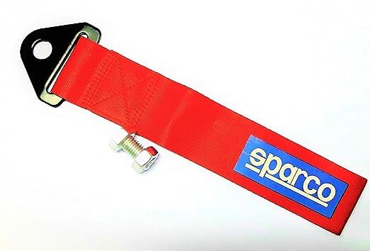 Om Online SPARCO Tow Belt & Strap SPARCO Premium RED Universal Front ...