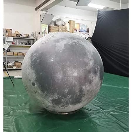 Amazon.com: 60'' Large Inflatable Moon, Inflatable Solar System LED ...