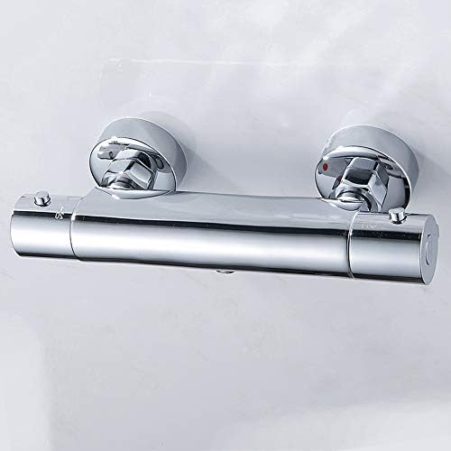 Bathroom Thermostatic Shower Mixer Wall Mount Hot Cold Water Showering ...