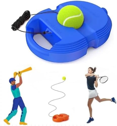 TIMA Leather Cricket Shot Practice Hanging Ball, String Cricket Ball ...