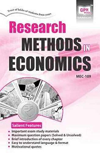 Amazon.co.jp: MEC109 Research Methods in Economics (IGNOU Help book for MEC-109 in English ...