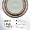 Amazon.com | American Atelier 4 Pc Dinnerware Set | Stoneware Dishes ...