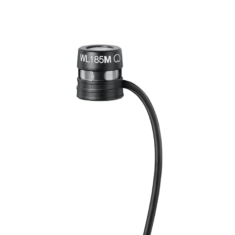 Shure WL185M Professional Low-Profile Lavalier Microphone - Cardioid ...