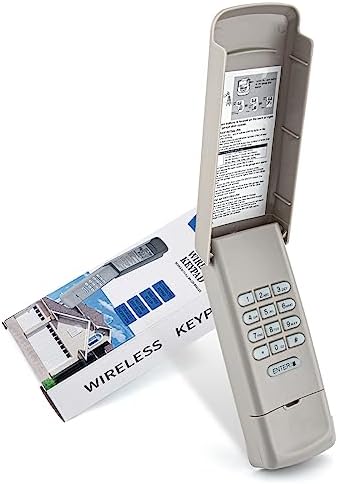 877MAX Keyless Entry Wireless Garage Door Keypad for LiftMaster 377LM ...