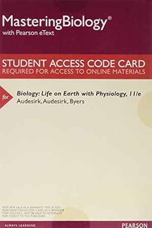 Amazon.com: MasteringBiology with Pearson eText - ValuePack Access Card ...