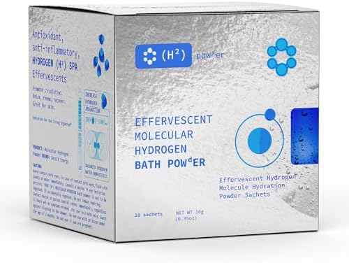 Amazon.com : Hydrogen Bath Bomb | 10 Sachets | 100 Grams | Effervescent ...