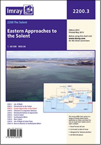 Buy Imray Chart 2200.3: Laminated 2200.3 Eastern Approach to the Solent ...
