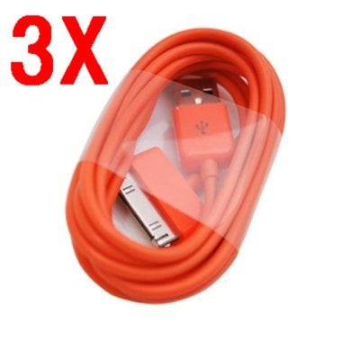 Amazon.com: Mango Natural 3 PCS 2m/6 Feet Extra Long USB Charger Sync ...