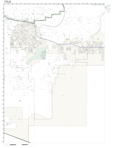 ZIP Code Wall Map of Yuma, AZ ZIP Code Map Not Laminated: Amazon.com ...