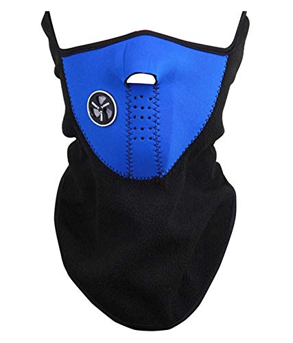 Kemfye Neoprene Half Face Bike Riding Mask (BLUE) : Amazon.in: Car ...