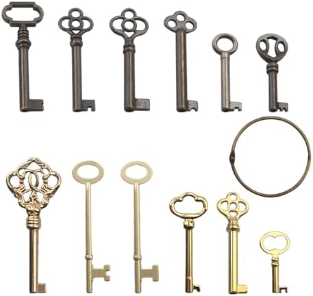 Skeleton Key Set,Universal Skeleton Replacement Keys, Vintage Keys Kit ...