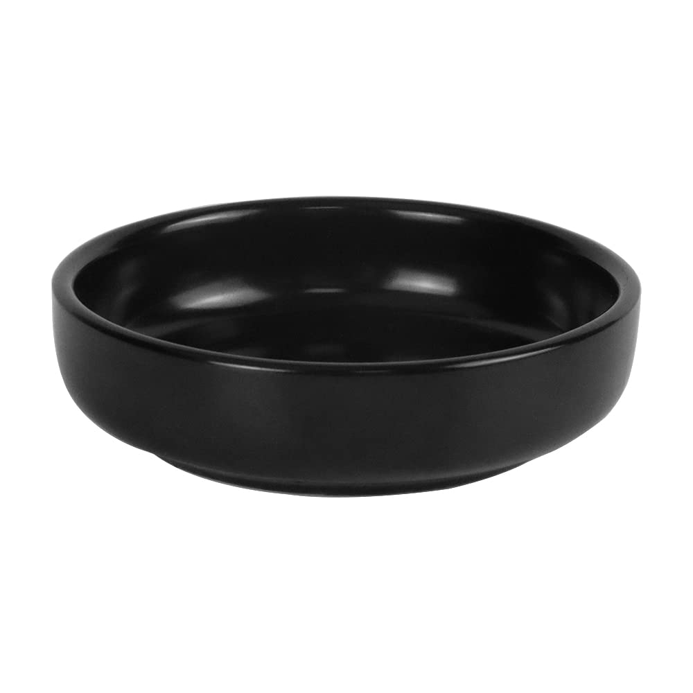 Mogoostry Ceramic Paper Clip Dispenser - Black Round Paper Clips ...