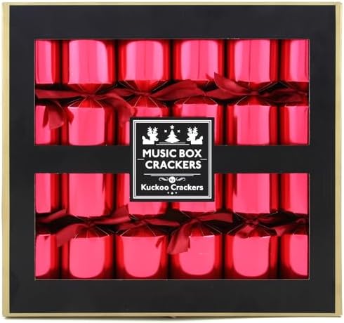 Kuckoo Crackers - 6 x 12-inch Acrobatic Spinning Bug Christmas Crackers ...