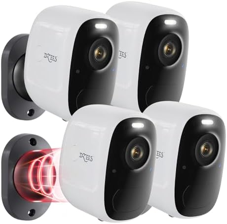 Amazon.com : Dzees Wireless Security Camera Outdoor with Magnetic Mount ...