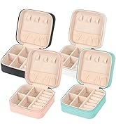 Amazon.com: MFXIP Travel Jewelry Case Small Jewelry Box Jewelry ...