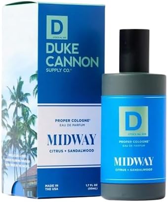 Amazon.com : Duke Cannon Proper Cologne Midway | Men's Eau de Parfum ...