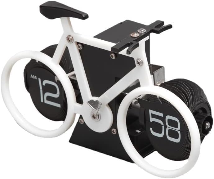 Amazon.com: Flip Clock,Bicycle Shape Flip Clock, Mechanical Digital ...