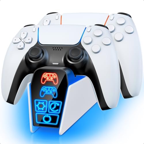 Fenolical PS5 Controller Charger Station for Dualsense Controller ...