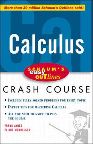 Schaum's Easy Outline of Calculus: Amazon.co.uk: Ayres, Frank ...