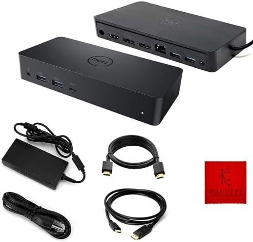 Koncept Dell D6000 Docking Station Bundle with Universal Dock, 130W ...