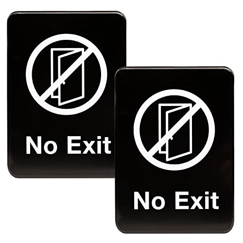 Excello Global Products No Exit Sign: Easy to Mount - Want It All
