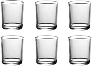 Amazon.co.jp: Shot Glass Pack Shot Glass Clear Heavy Base Shot Glass ...