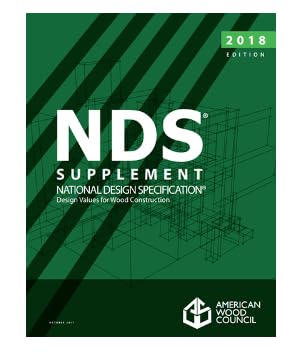 National Design Specification Supplement NDS Design Values for Wood ...
