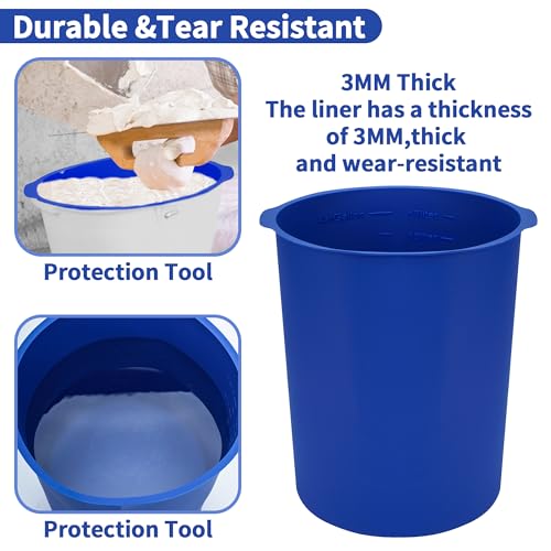 Snapklik.com : 5 Gallon Bucket Liner For Concrete Mix And Mud ...