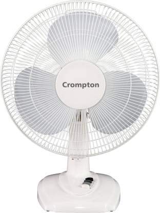 Buy crompton High Flo Neo Table Fan (400 mm, White) Online at Low ...