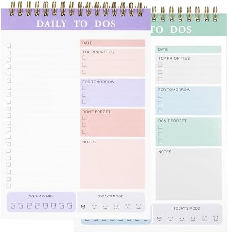 To Do List Pad, Undated Daily Planner Notepad 52 Tear off Sheets To Do ...