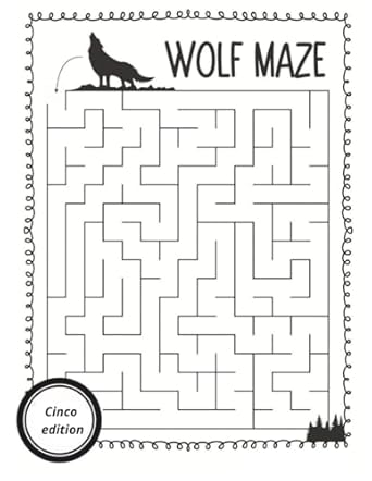 Amazon.com: WOLF MAZE: An activity book of more than 20 maze puzzles to ...