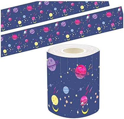 Amazon.com: 72 Feet Galaxy Bulletin Board Borders Outer Space Border ...