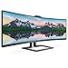 Amazon.com: PHILIPS Brilliance 499P9H 49" SuperWide Curved Monitor ...