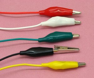 SEOH Small Multi-Color Alligator Crocodile Clip Set of 10: Science Lab ...