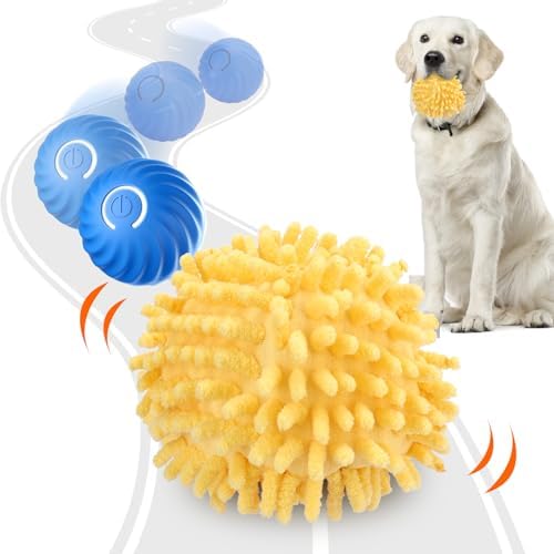 Pet Supplies : Jumstigate Self-Rolling Dog Ball,Automatic Bouncing Ball ...