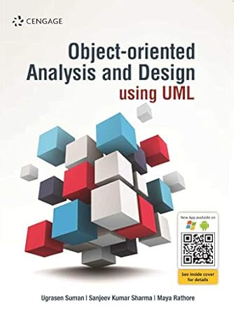 Object-Oriented Analysis And Design Using Uml: Ugrasen Suman | Sanjeev Kumar Sharma | Maya ...