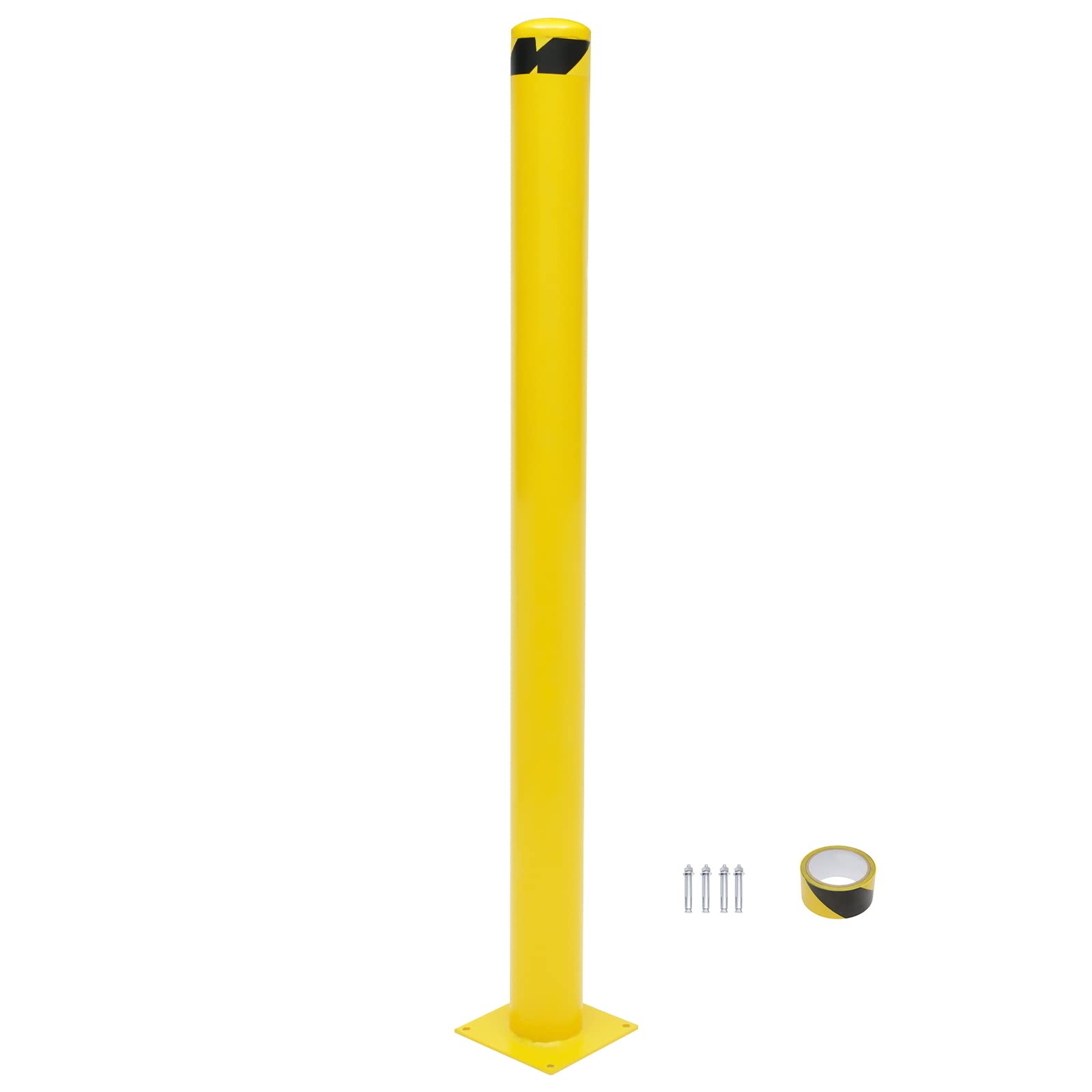 Snapklik.com : Safety Bollard, 60 In Height Bollard Post, 4.5 In ...
