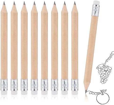 200pcs Golf Pencils, 4inch Mini Pencils Half Pencils with Eraser ...