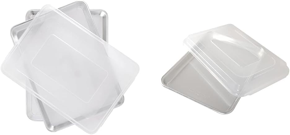 Amazon.com: Nordic Ware Naturals Two Half Sheets with Lid Set, 3-Pieces ...