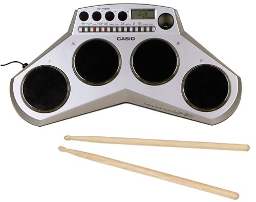Casio LD-50AD Touch-Sensitive Digital Drums with Guide Lights and AD-5 ...