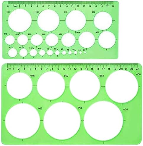 Helix Circle Stencil Template, Translucent Orange : Amazon.co.uk ...